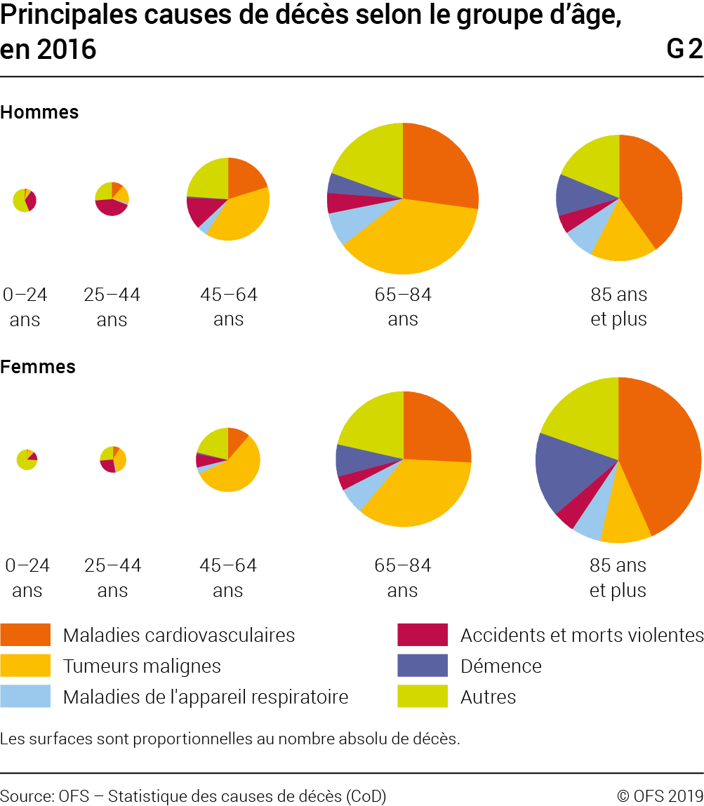Statistique Des Causes De Décèsla Mortalité En Suisse Et Les